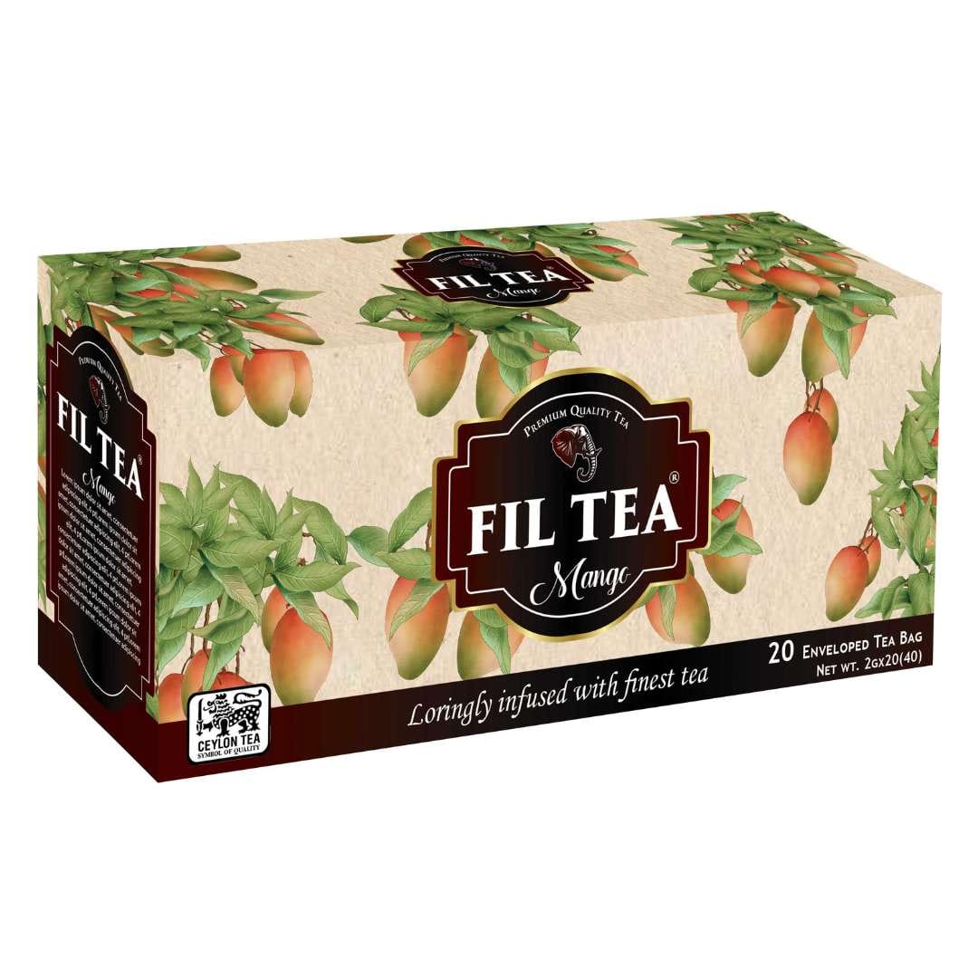 Mango Flavoured Pure Ceylon Black Tea (20 Enveloped Tea Bags) - Fil ...